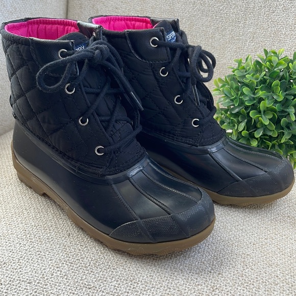 Sperry | Shoes | Sperry Port Quilted Duck Boots Big Girls 5 | Poshmark